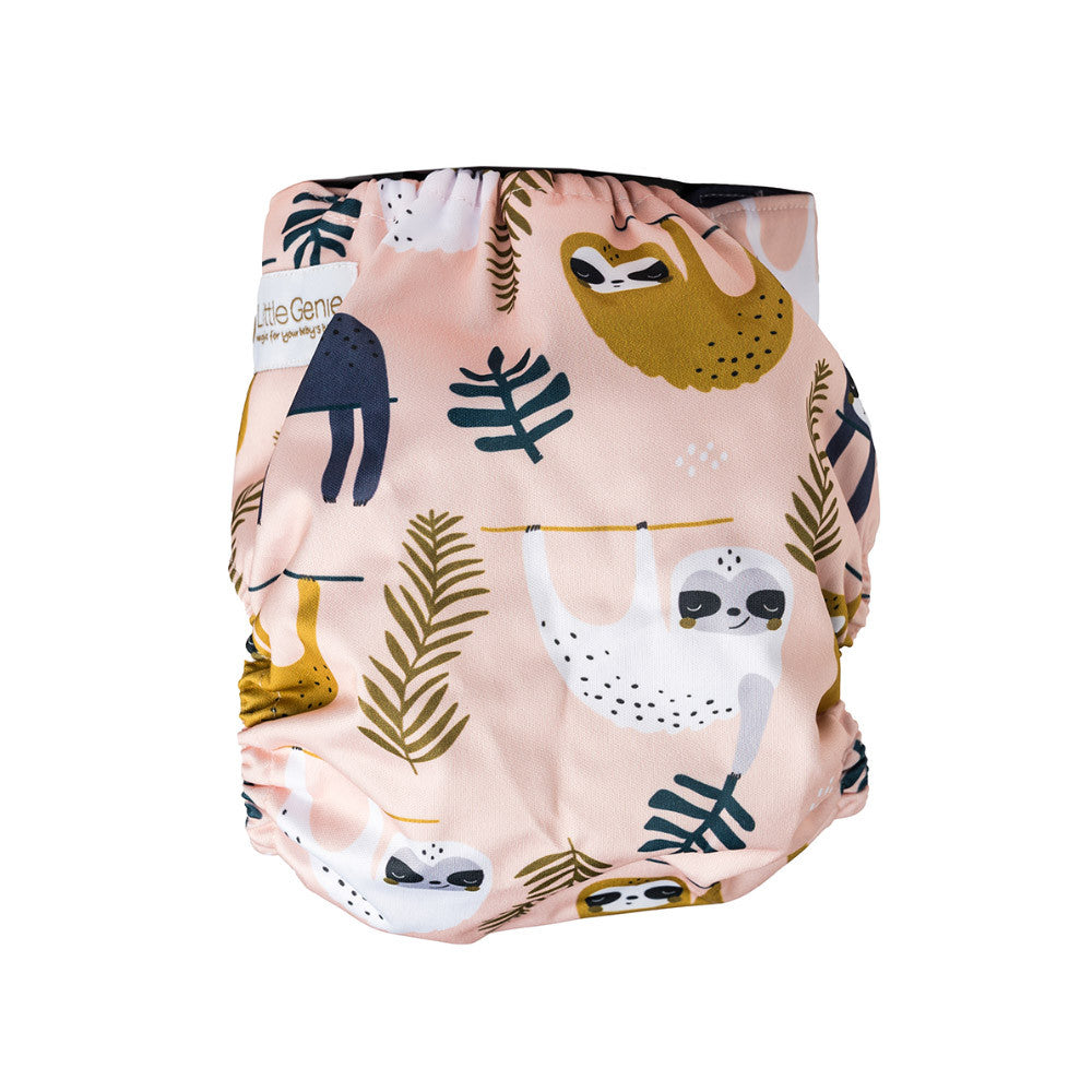 Little Genie Reusable Swim Pocket Nappies Sloth – Little Genie Baby